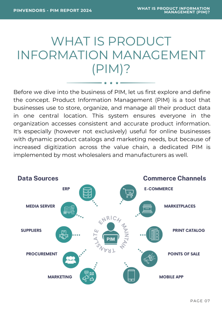 New Release: PIM Report 2024 - PIMvendors